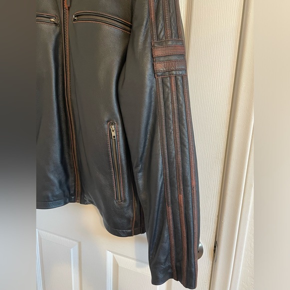 Black Rivet | Jackets & Coats | Black Rivet Antique Style Motorcycle ...